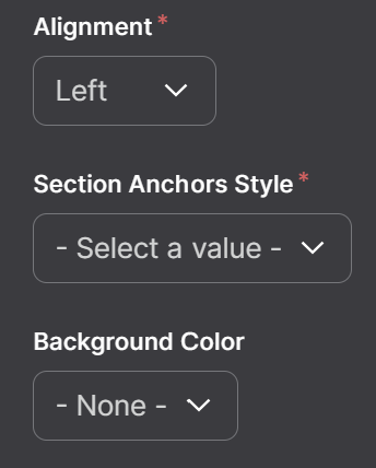 Section Anchors & Hidden Anchor Points | Web Services